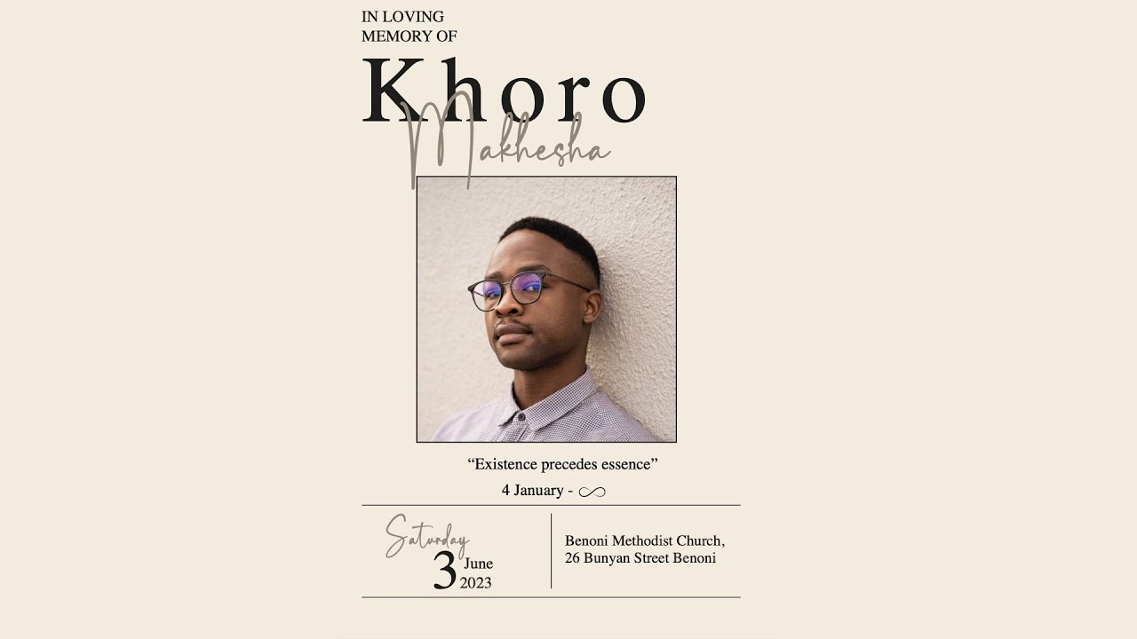 Funeral Service of Khoro Makhesha - YouTube