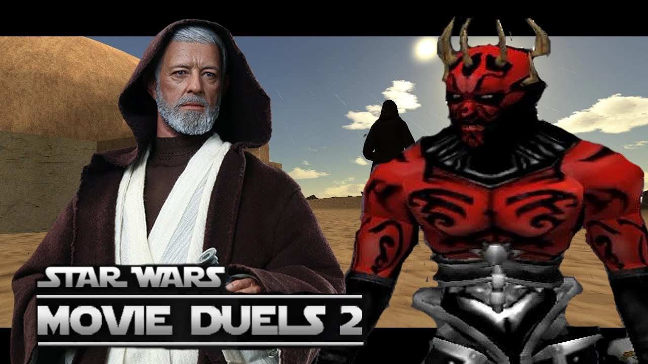 Twin Suns - Ben Kenobi vs Cyber Maul - Star Wars Movie Duels 2 - YouTube