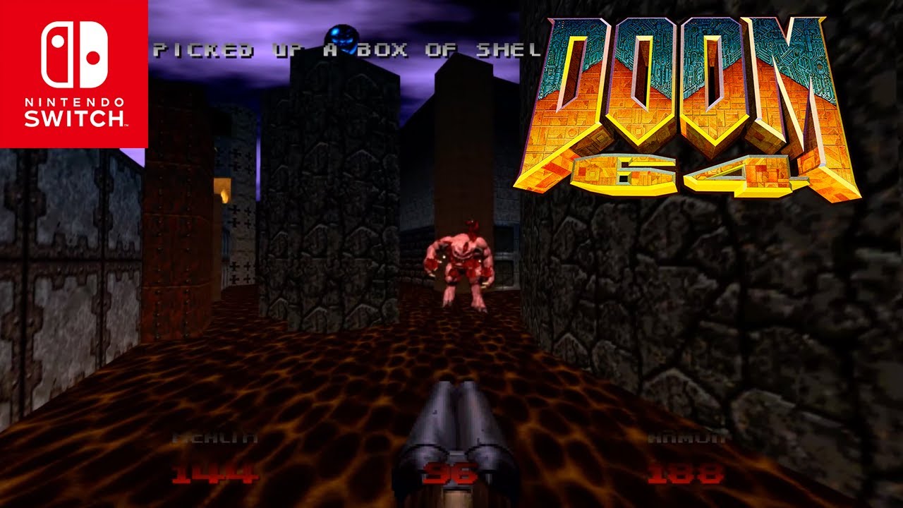 DOOM 64 on Nintendo Switch - Level 12 - YouTube