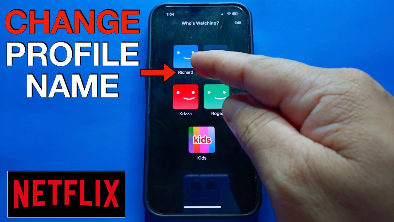 How to Change Profile Name on Netflix - YouTube