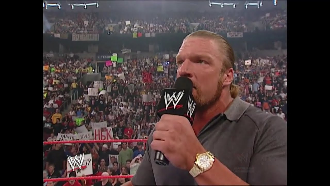 Triple H talks about Shawn Michaels - RAW 12 August 2002 - YouTube