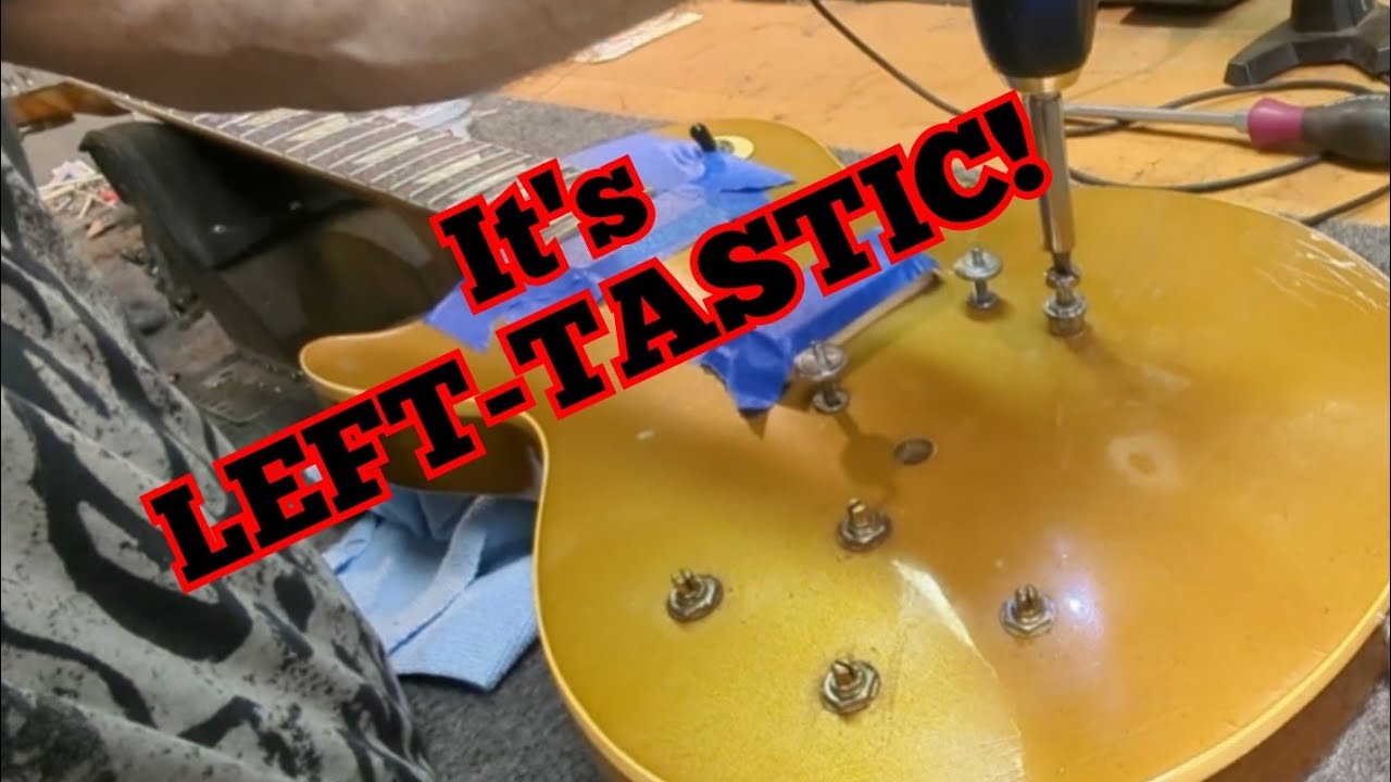 VINTAGE 1977 or 79 or 81 GIBSON Les Paul LEFTY! Full tear down and ...