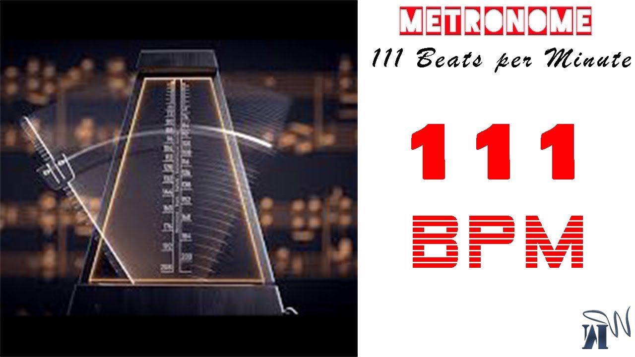 111 BPM Virtual Metronome (111 Beats per Minute) - YouTube