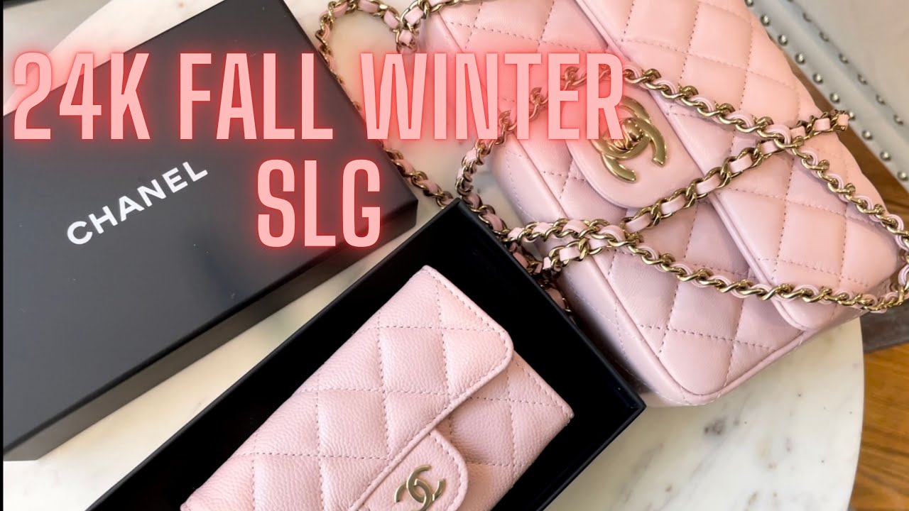 Chanel 24k Fall/Winter collection SLG unboxing. Does it fit in Chanel ...