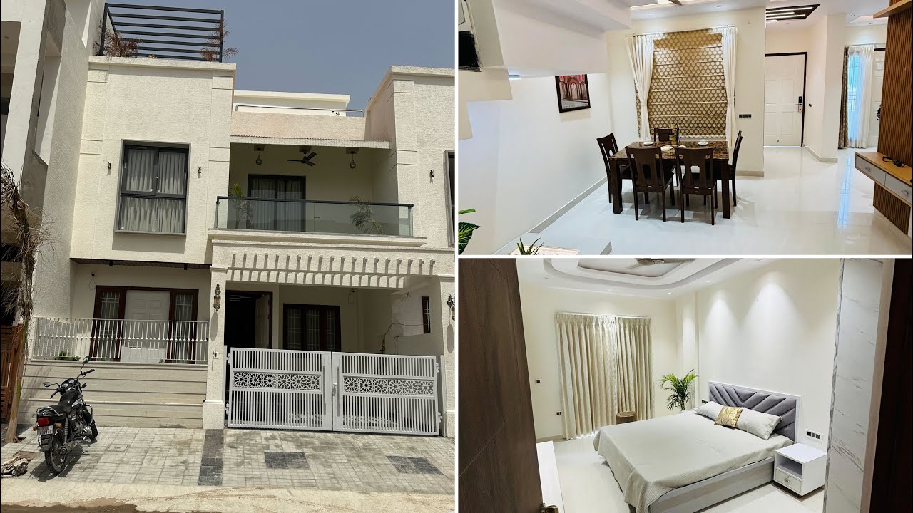 Inside Tour of 138 Gaj 4 BHK Modern Luxurious Kothi With Beautiful ...