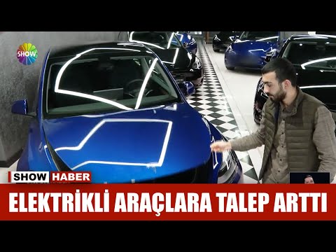 Elektrikli araçlara talep arttı
