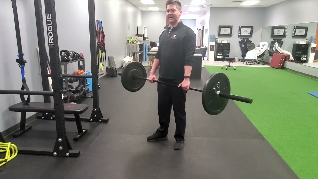 Barbell Single Leg RDL - YouTube