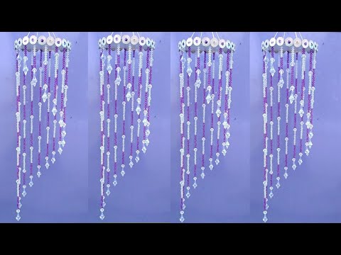 how to make crystal jhumar | Jumar banane ka tarika | making jhumar craft at home | #jhumar