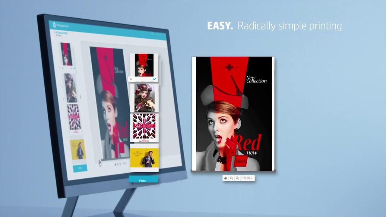 HP Click - HP Designjet Click Baskı Yazılımı - YouTube