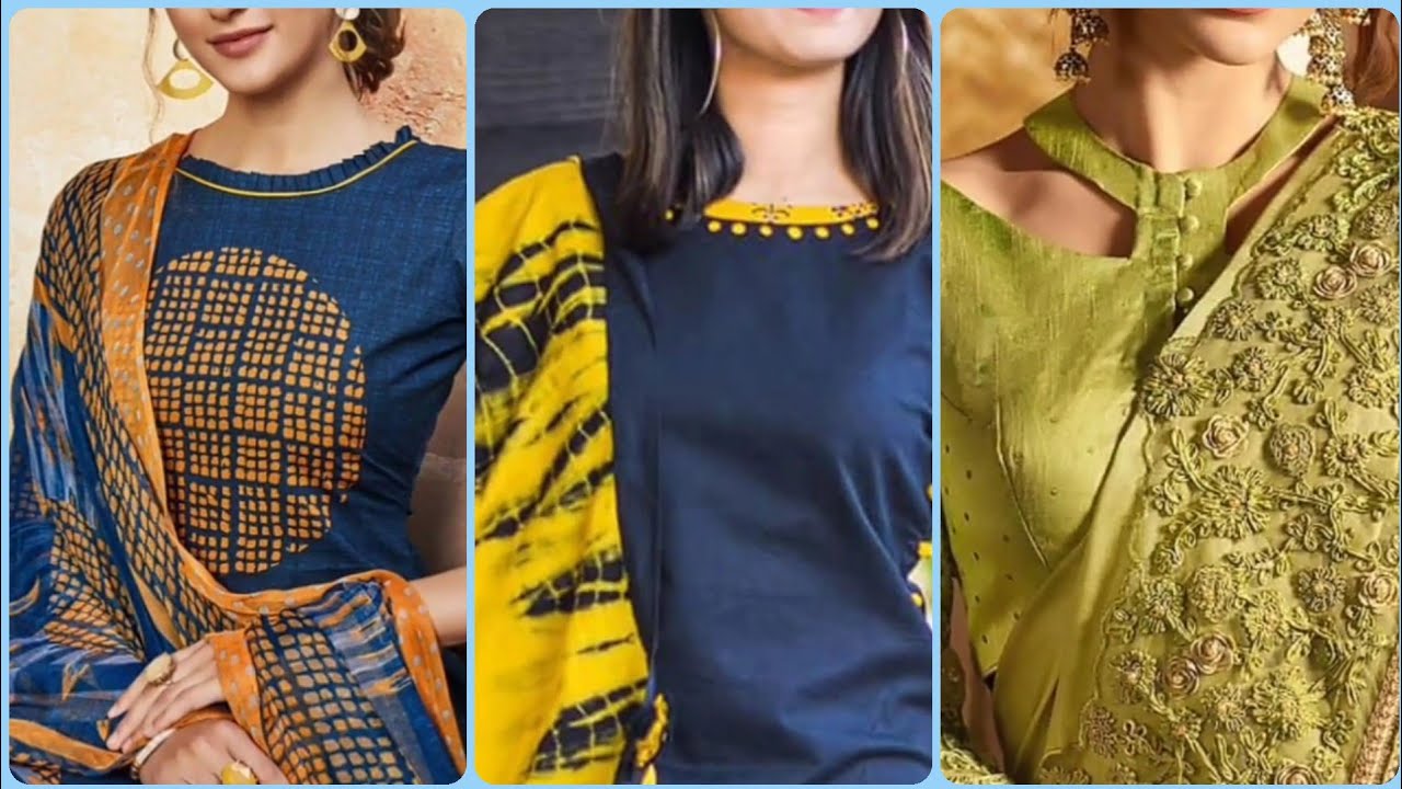 Stylish Fresh Suit Neckline Designs 2020 || New Model Neck Design For ...