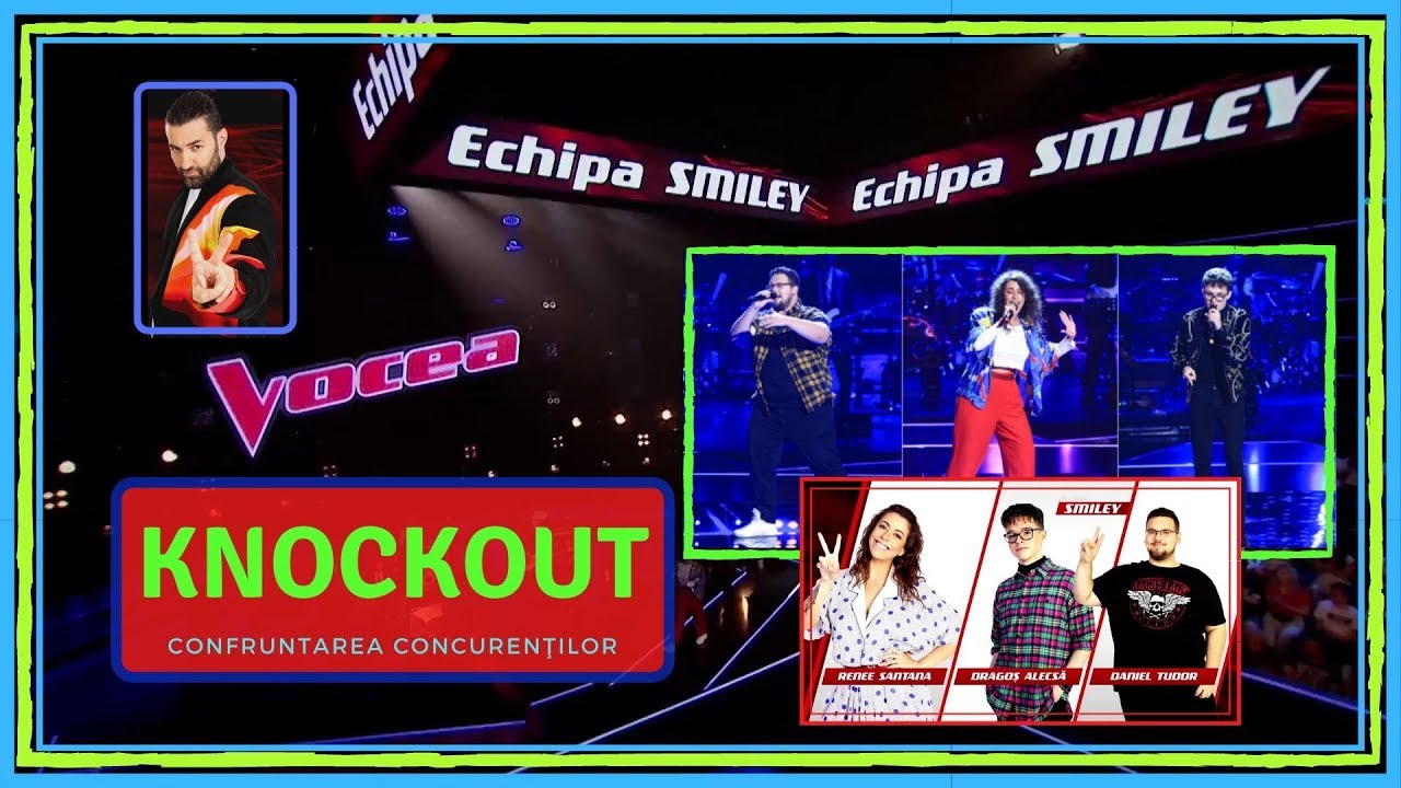 VOCEA 2019 KNOCKOUT 1 | Team SMILEY | CONFRUNTAREA - Renee, Dragoș și ...
