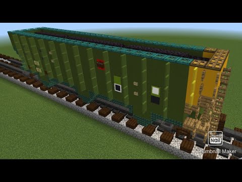 Minecraft Chicago Northwestern Hopper Car Tutorial - YouTube