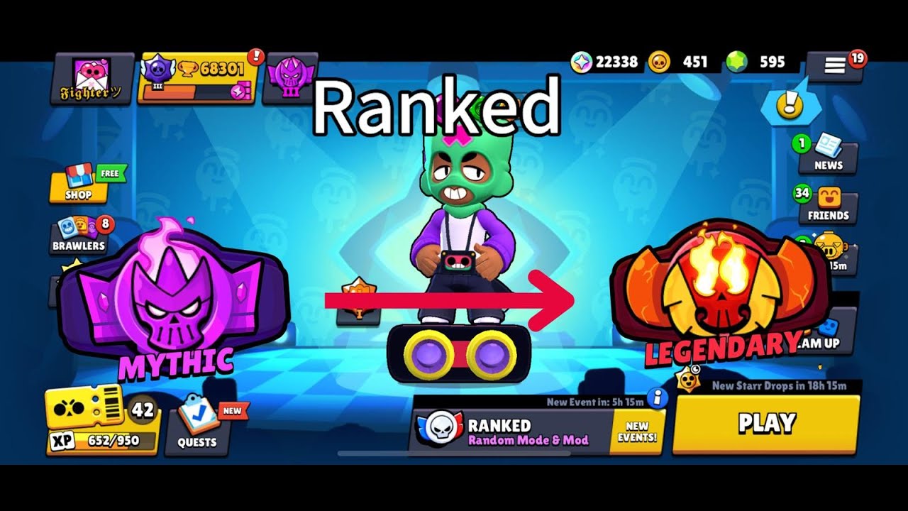 Push Ranked up to Legendary - YouTube