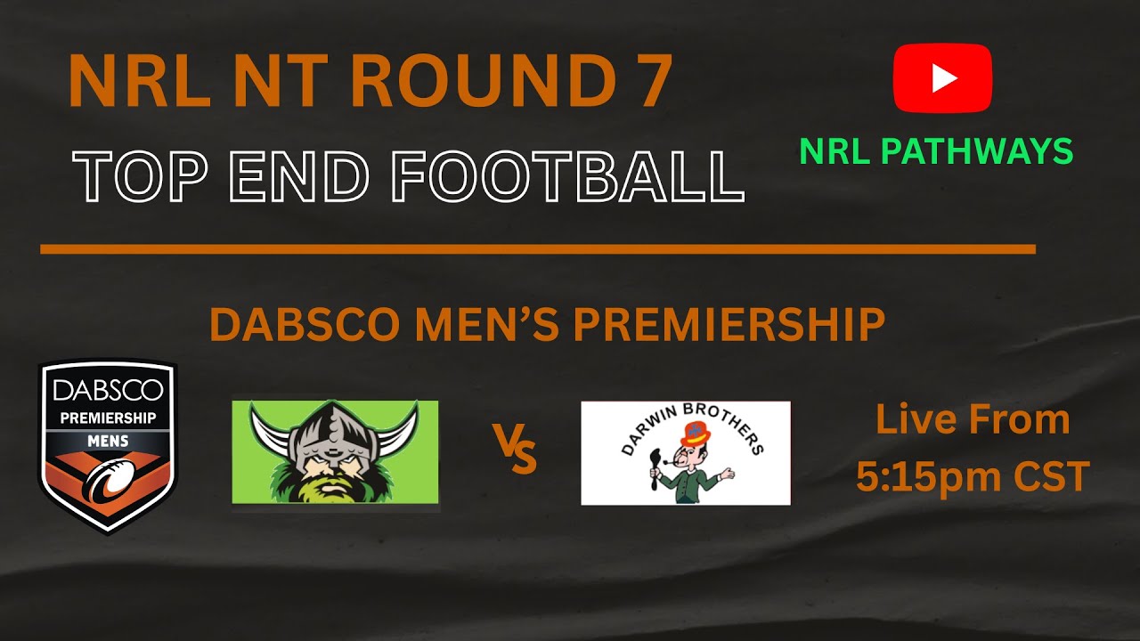 NRL NT DABSCO Men's Premiership Round 7 Double Header - YouTube