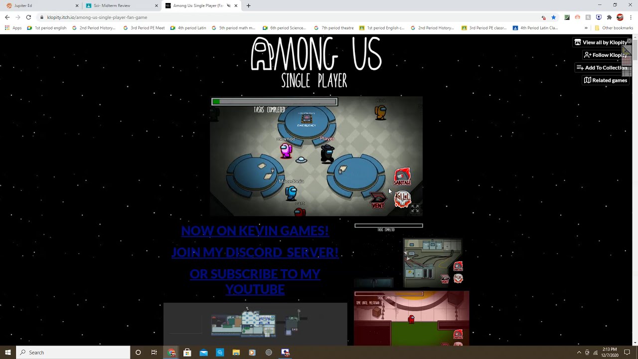 Among Us Single Player - YouTube