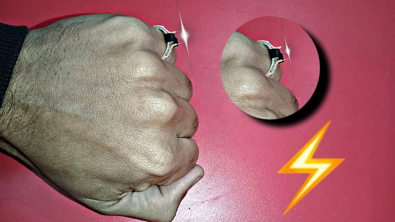 TASER RING! how to make ring of High voltage generator- lighter High ...