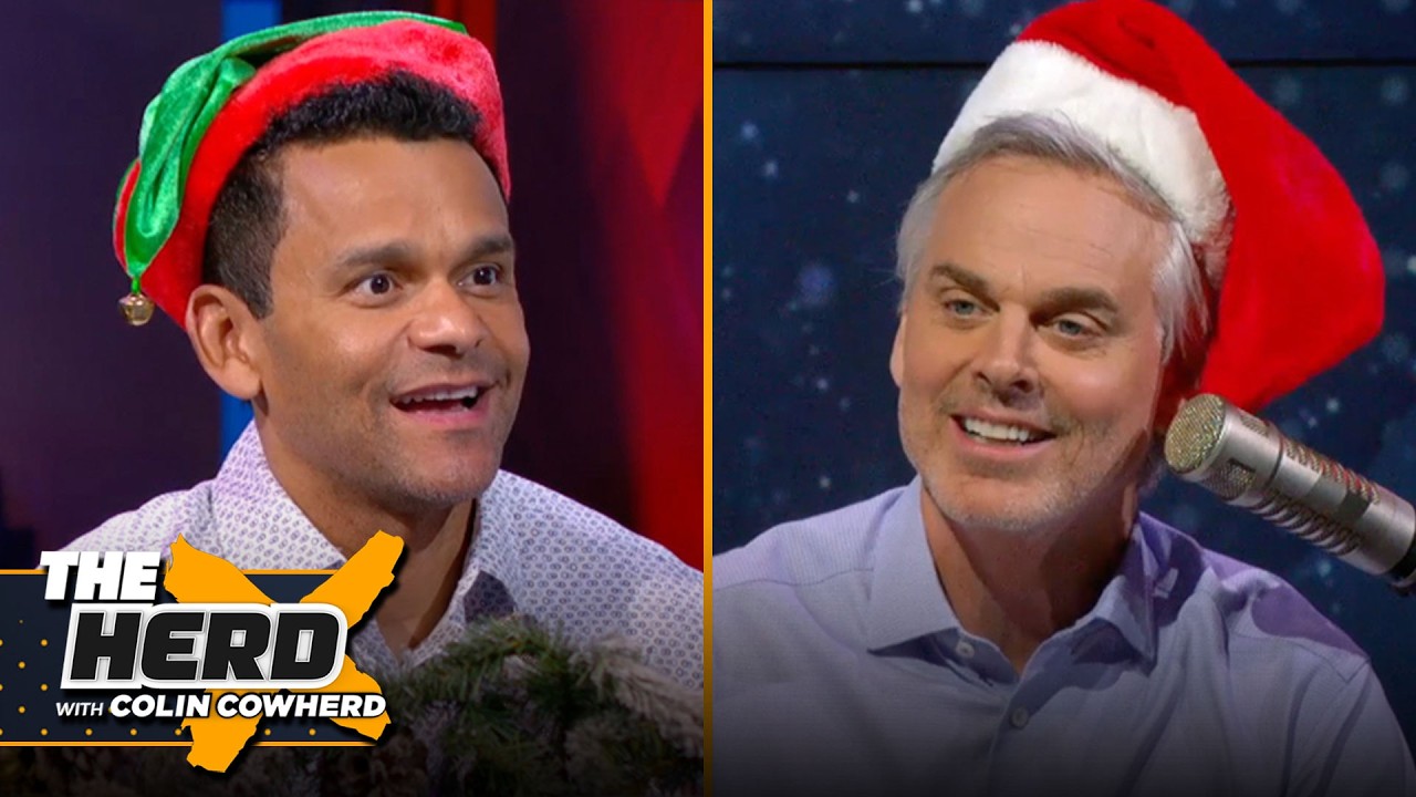 Santa Colin hands out Christmas gifts to NFL squads, featuring the ...
