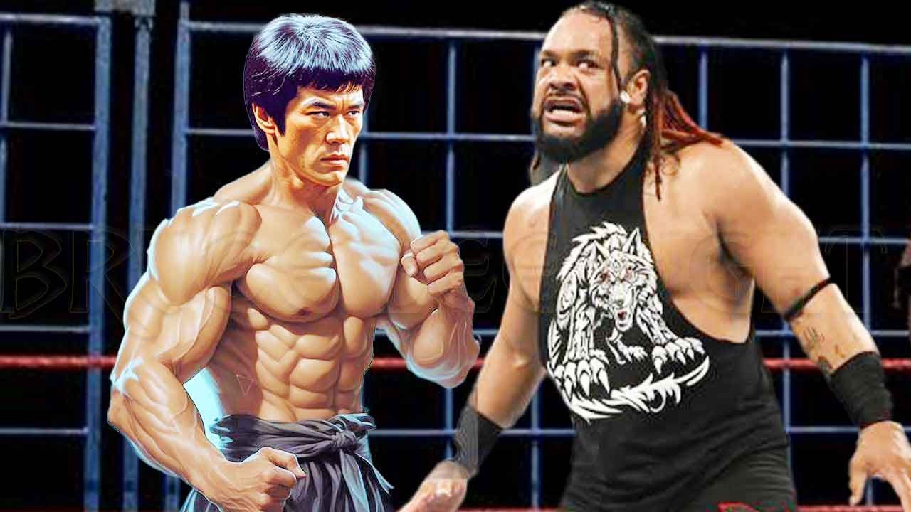 Bruce Lee vs Jacob Fatu Steel Cage Match - YouTube