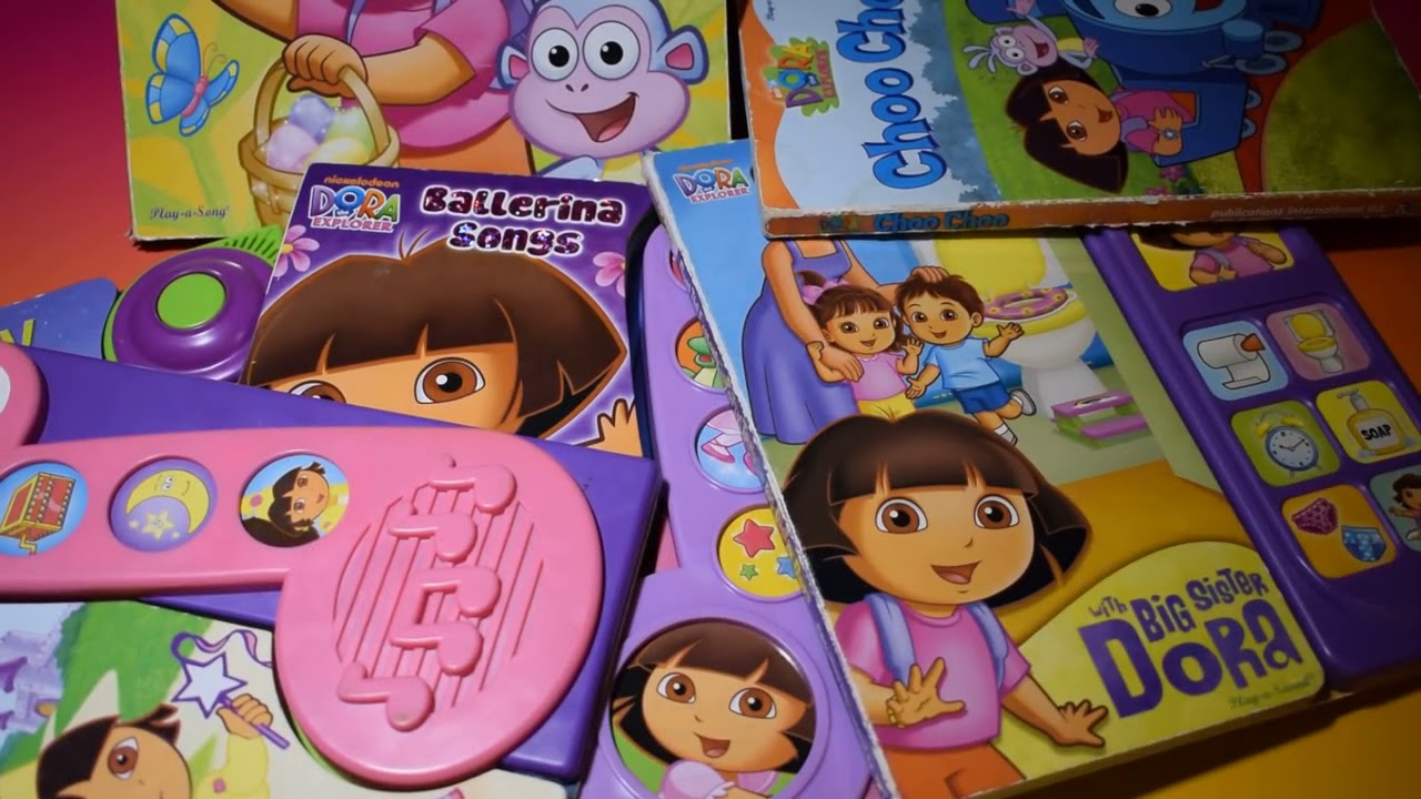 Dora The Explorer Camera Contest Inerive Sound Book Hardcover - YouTube