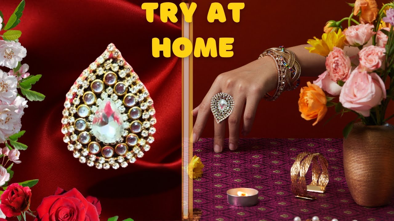 EASY DIY Ring Jewelry from SCRATCH! 💍 Homemade Artificial Jewelry ...