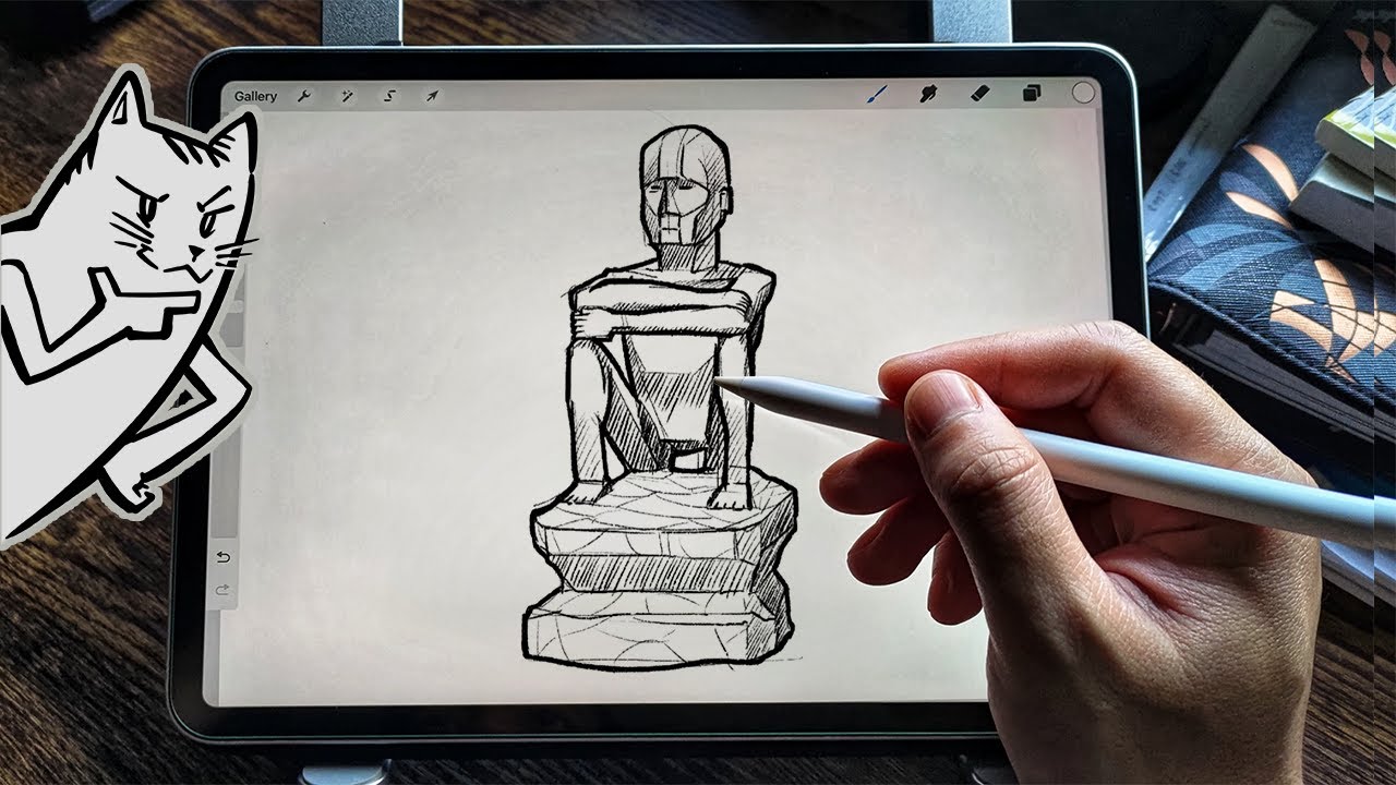 How to draw Ifugao Bulul Statue 🗿 - YouTube