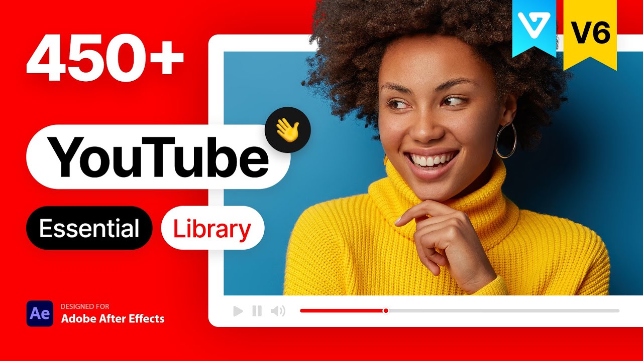 Giveaway | Youtube Essential Library V6 | Review | After Effects ...