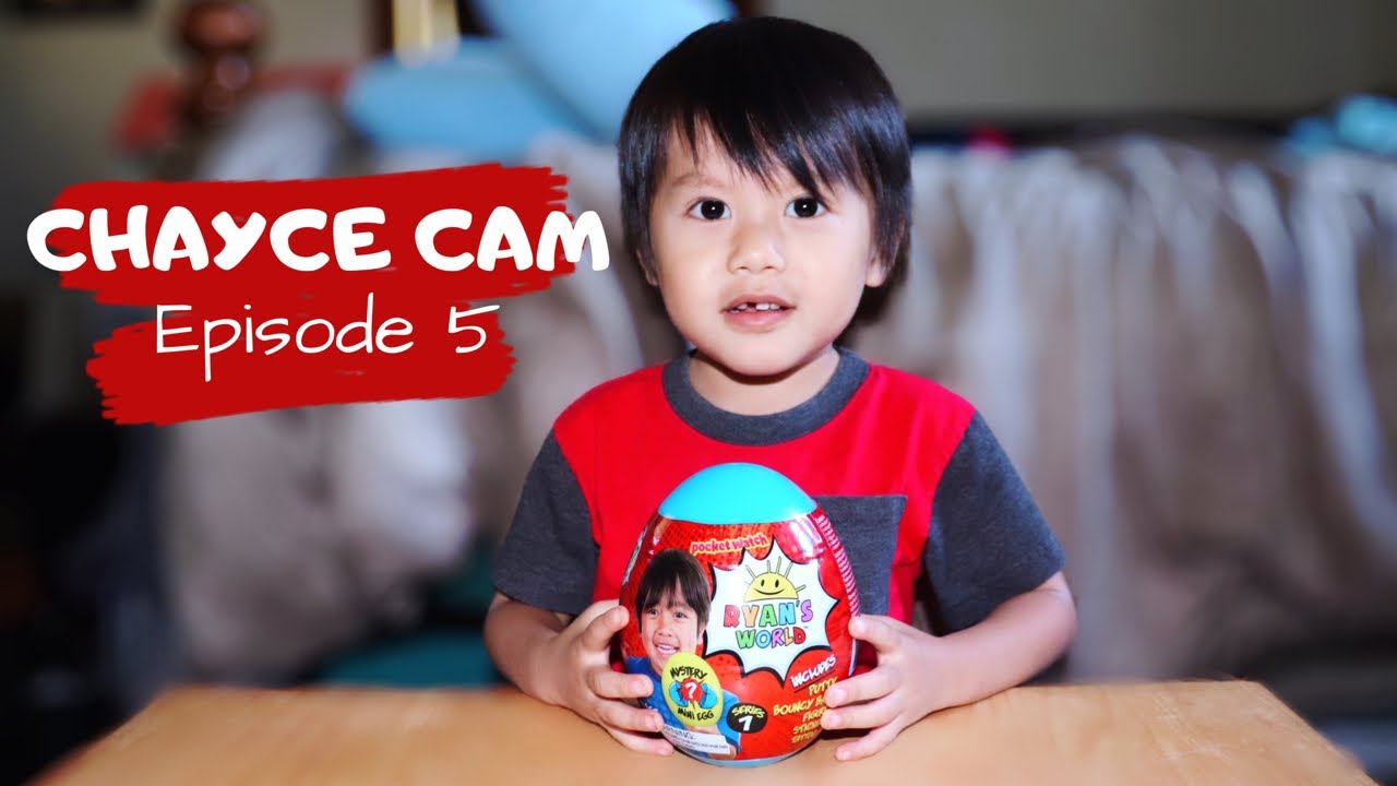 CHAYCE CAM EP. 5 | OPENING RYAN'S MYSTERY MINI EGG - YouTube