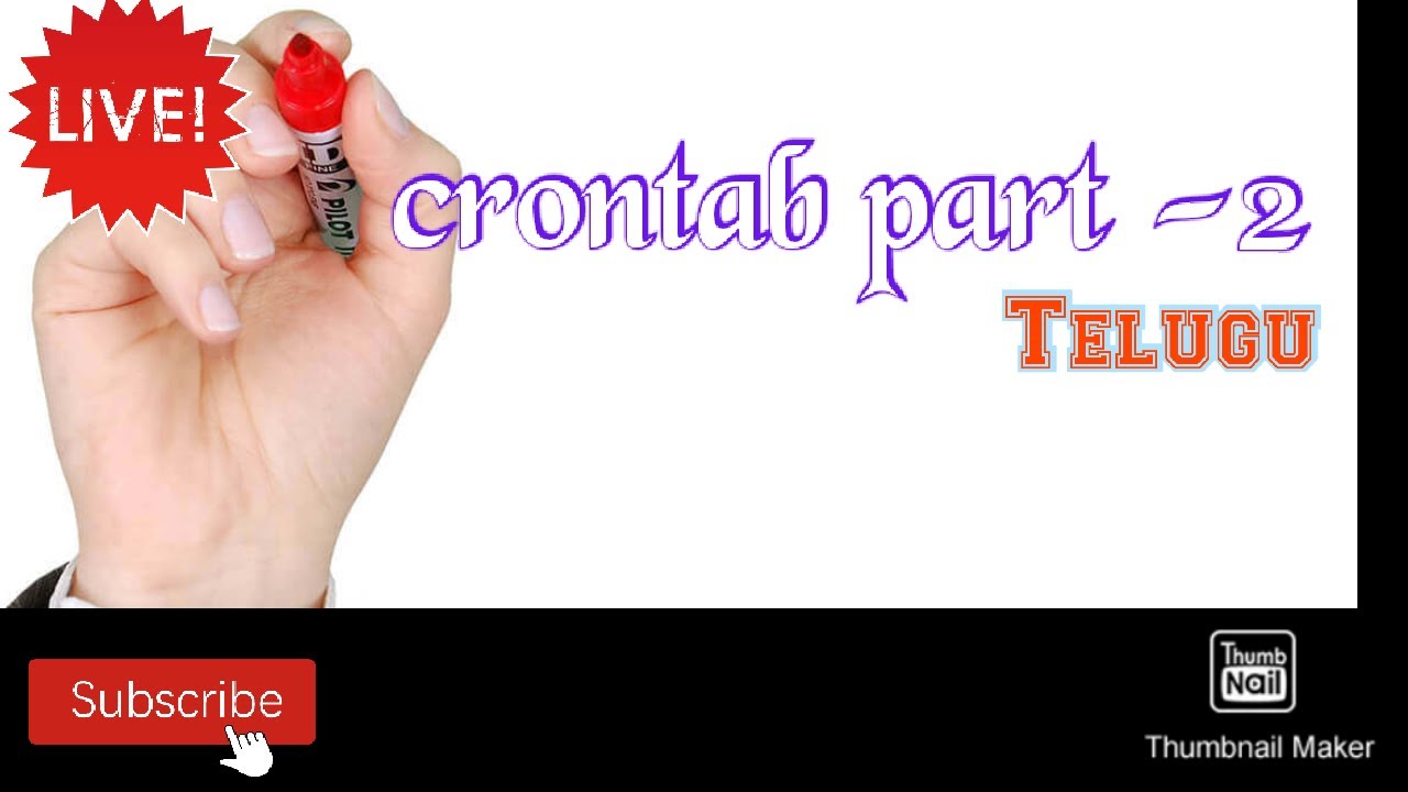 crontab part-2//\\crontab in unix//\\ crontab with real time examples//2020 - YouTube