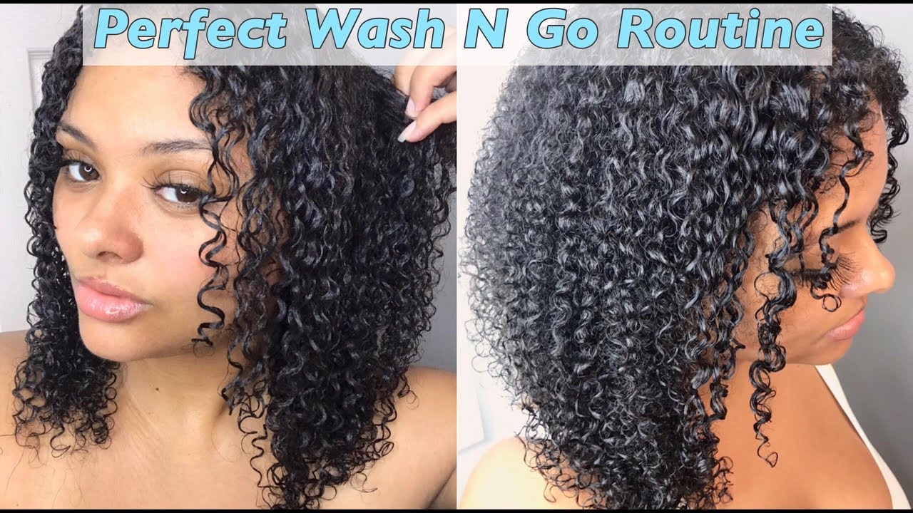 HOW TO GET THE PERFECT WASH N GO WITH ANY HAIR TYPE WITH CURLMIX - YouTube