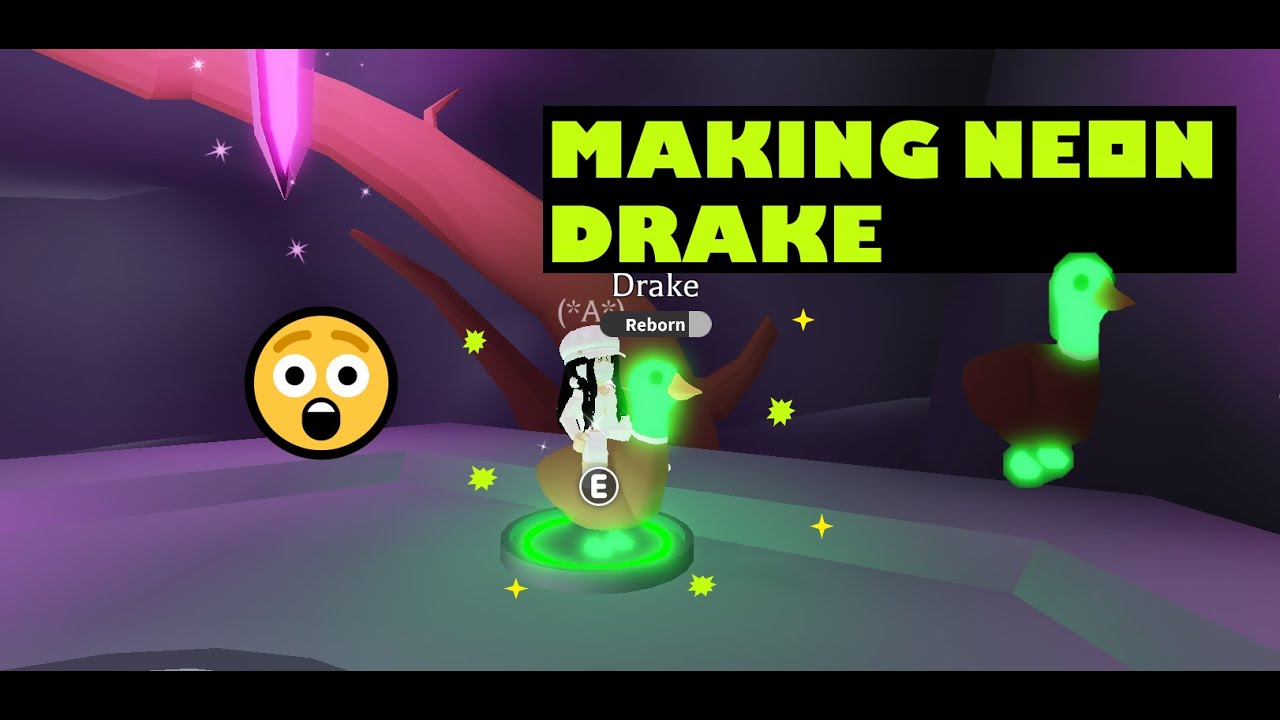 🦆Making Neon Drake😲!!!/Adopt me/ GamerGirlsPlay - YouTube