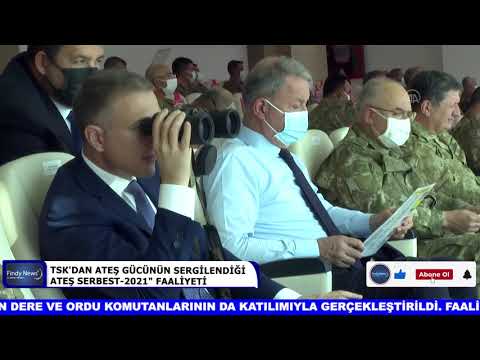 TSK'DAN ATEŞ GÜCÜNÜN SERGİLENDİĞİ ATEŞ SERBEST 2021 FAALİYETİ