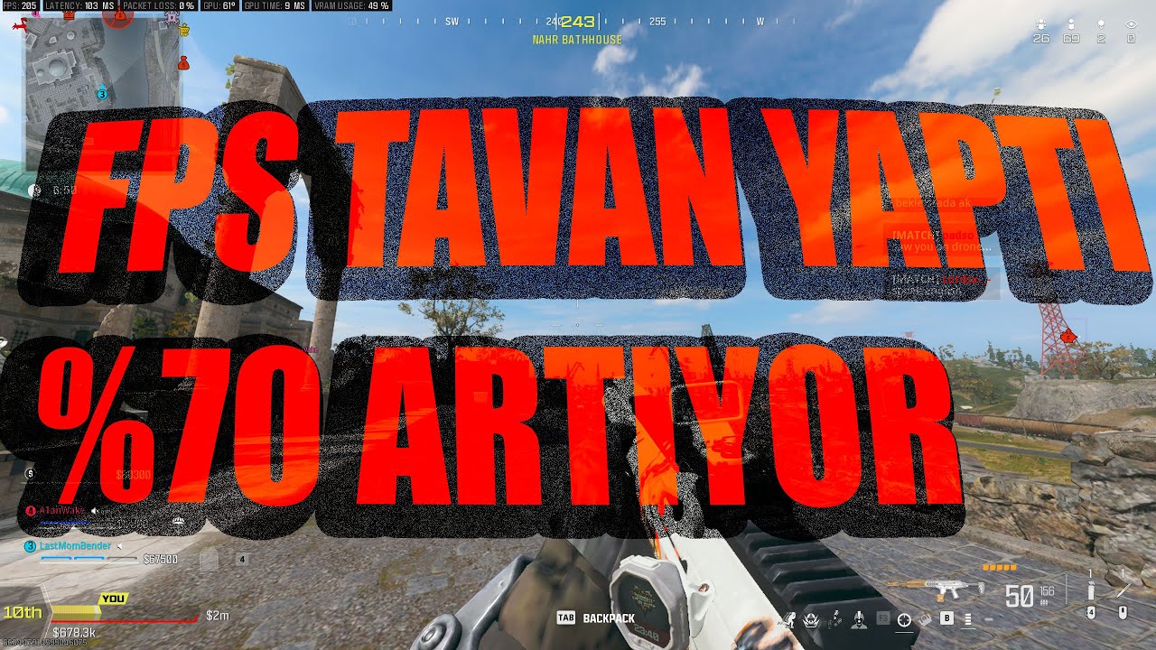 Warzone 3 FPS Arttırma, Frame Generation - YouTube