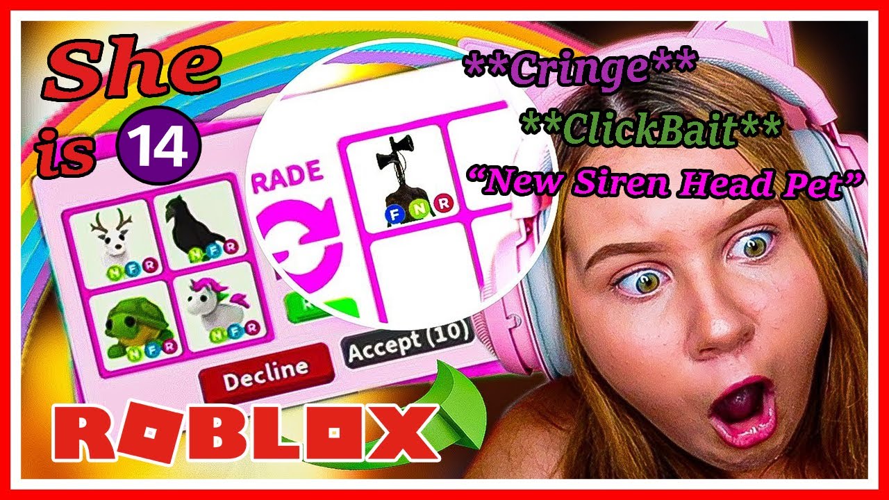 Ruby Rube is CLICKBAITING and is in the Roblox Adopt Me Community ...