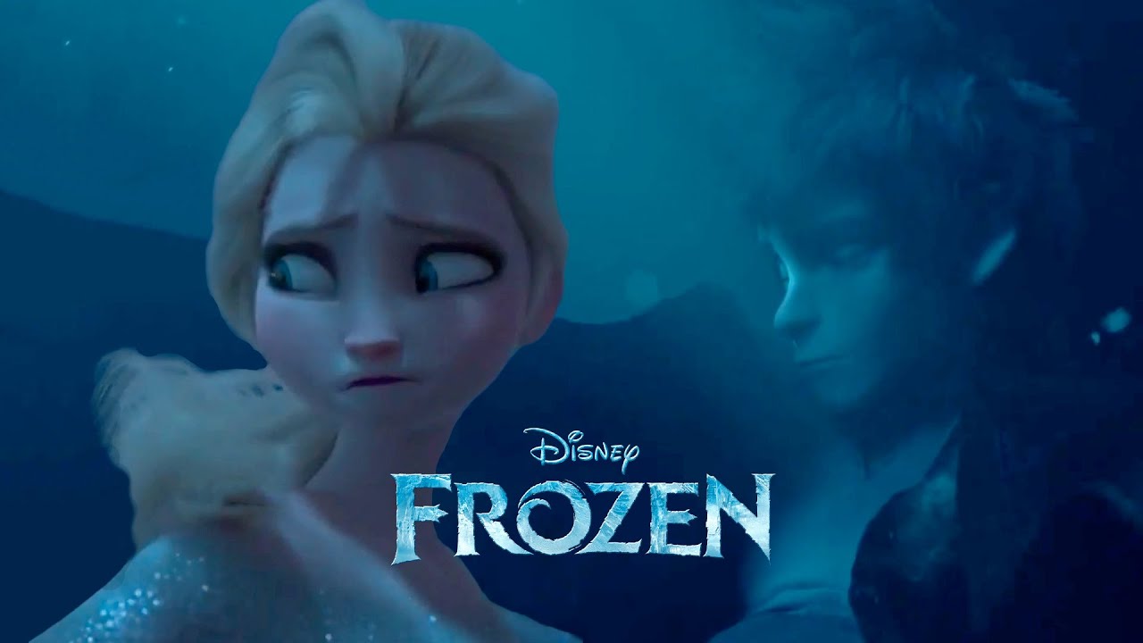 Queen Elsa tries to save Jack Frost on the Water | Frozen 3 [JELSA ...