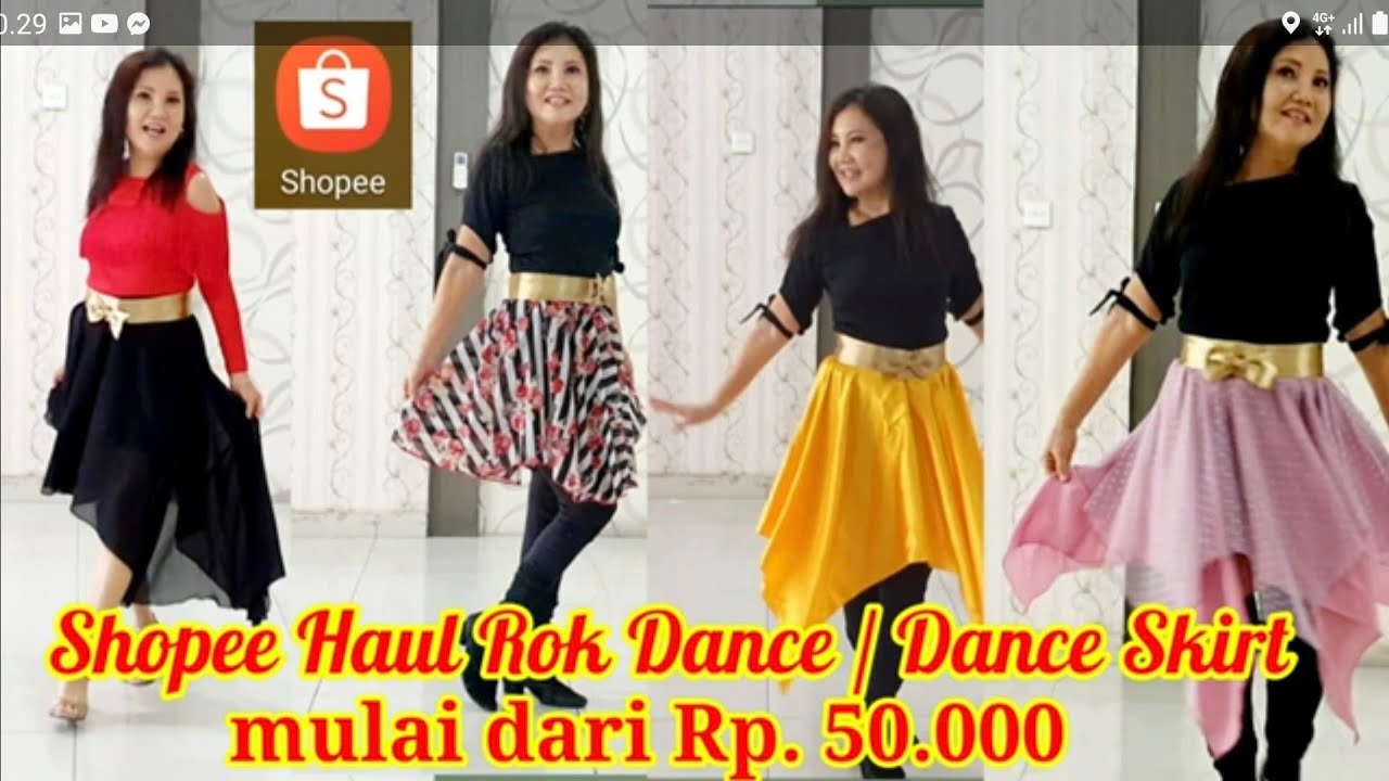 Shopee Haul Rok mini Dance | Shopee Haul Rok murah Mulai Rp.50.000 ...