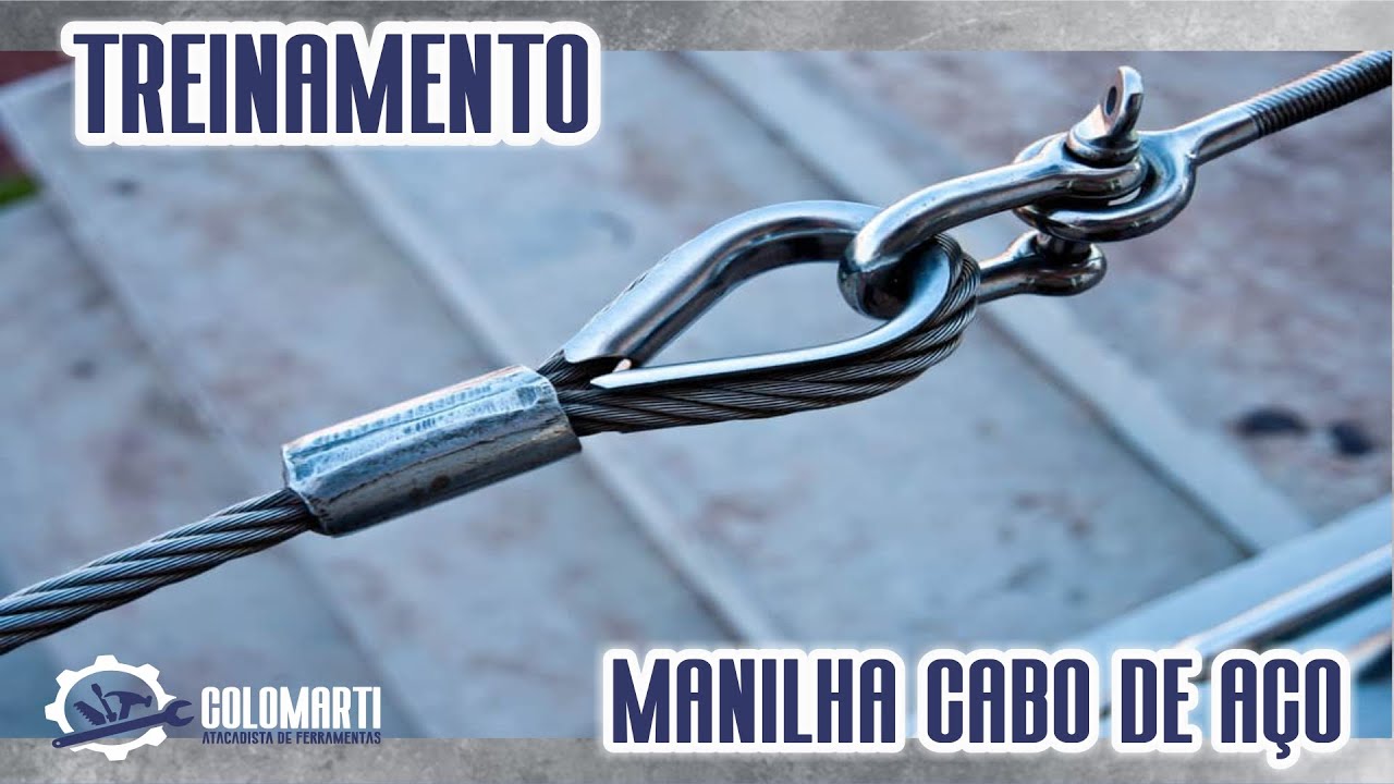 TREINAMENTO MANILHA PARA CABO DE AÇO - YouTube