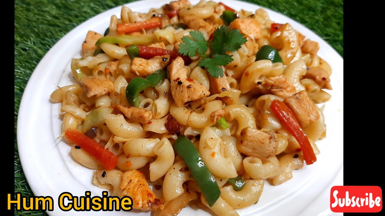 Chicken Macaroni Recipe | Quick And Easy Macroni Recipe | Restaurant ...
