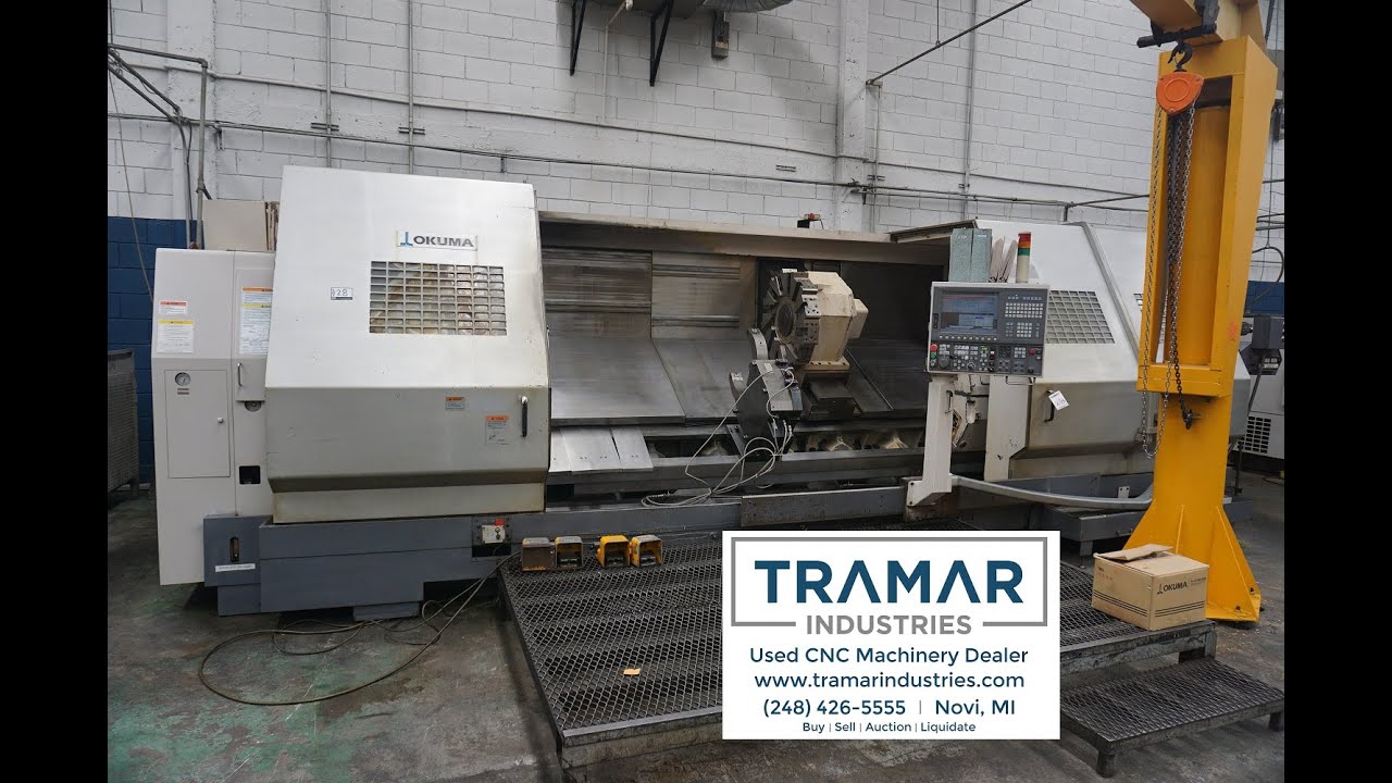 Okuma LB45II/3000 - CNC Lathe For Sale - YouTube
