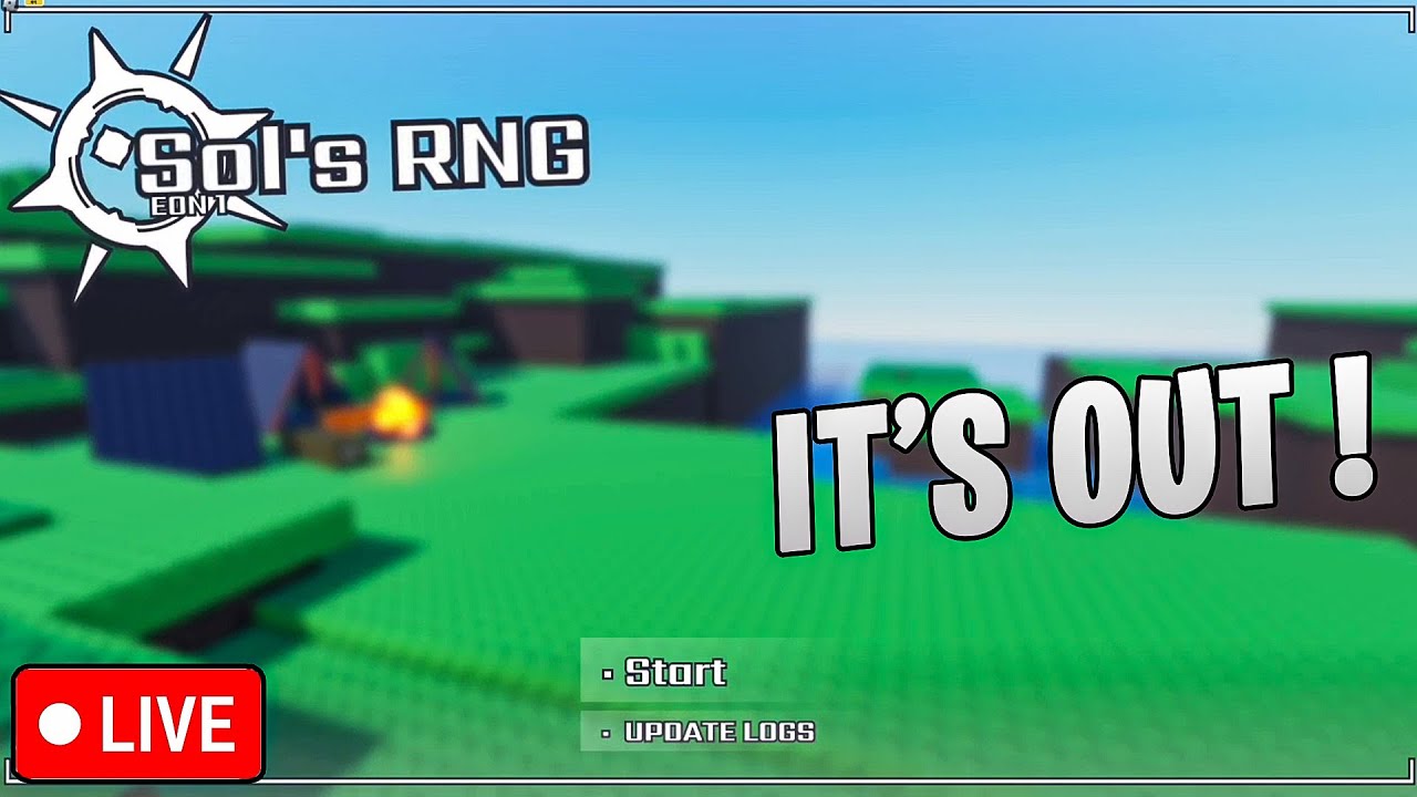 CONFIRMED!! Sols RNG Eon1 Update is TODAY!! - Roblox Sols RNG - YouTube