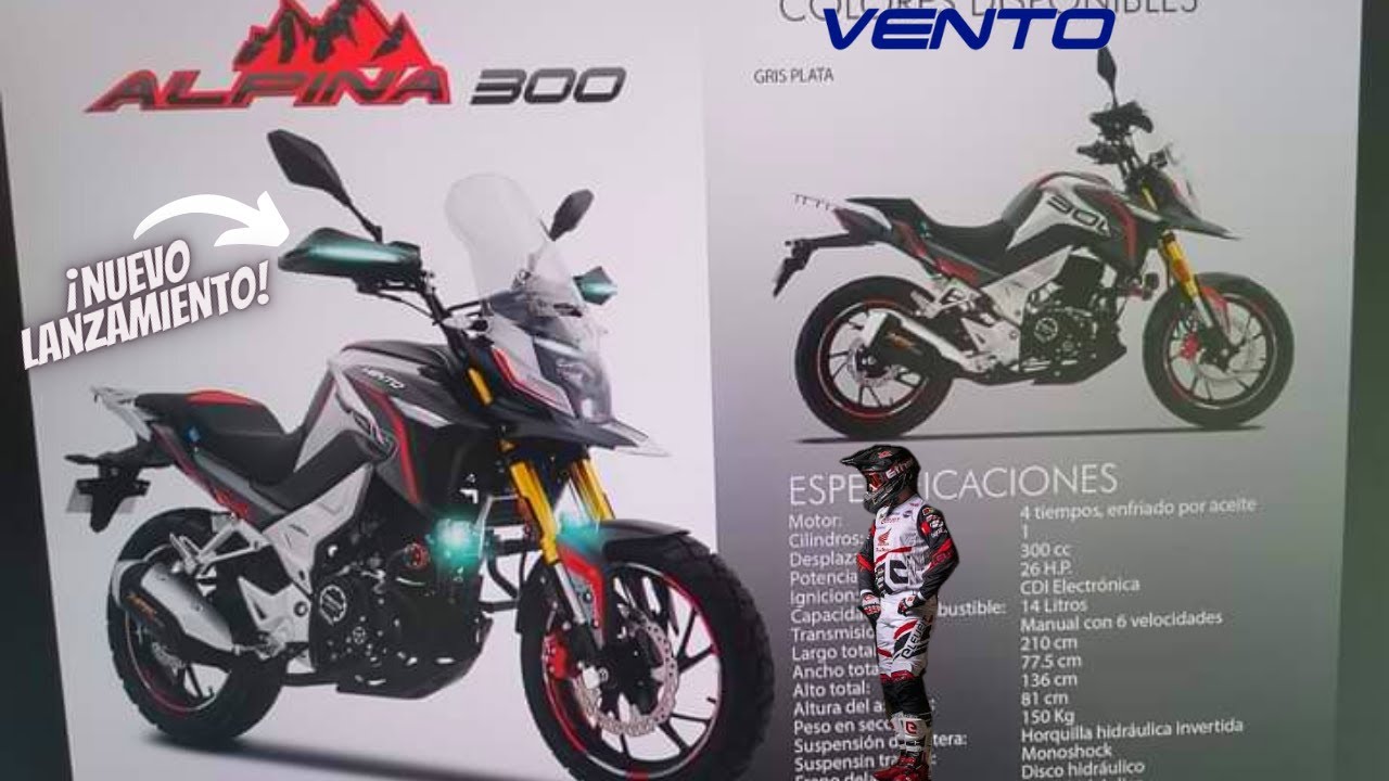 Nueva Vento Alpina 300 2023😱 // La Nueva Motocicleta Adventure🔥 ...
