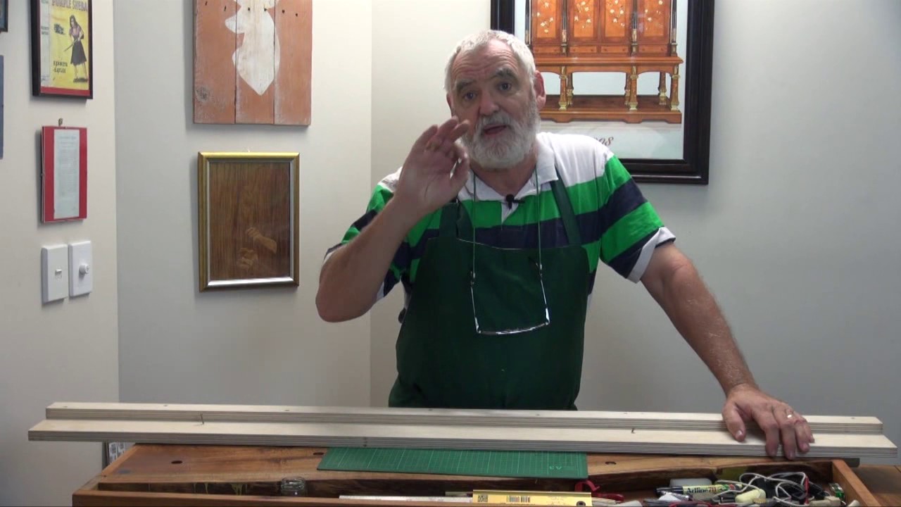 Simple and Basic Sticking Board for Moulding Planes - YouTube