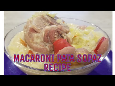 COOKING MACARONI SOPAZ SOUPS WITH PORK PATA |SIMPLE RECIPE - YouTube