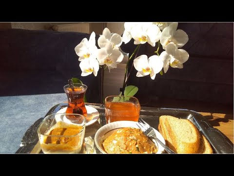 #0338 orkide​ manzara​ lı doğal sabah kahvaltısı organik​ romantik​ 1. video