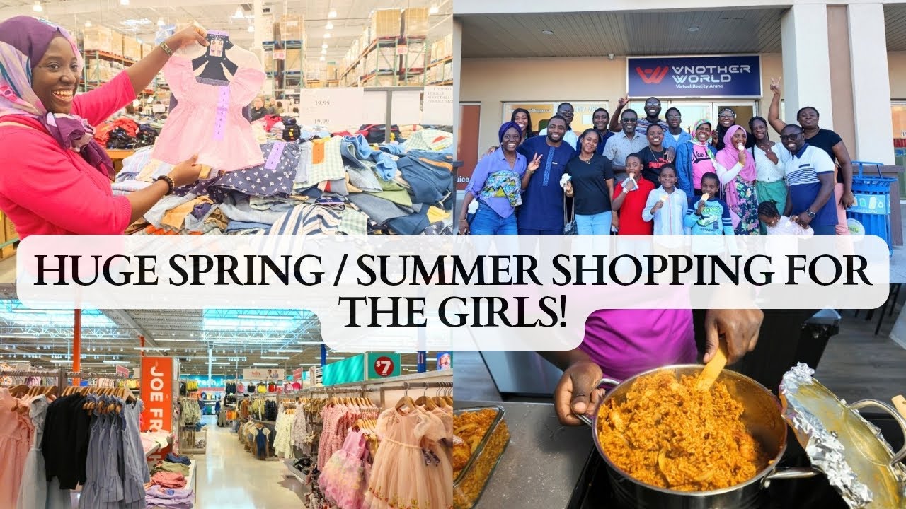 SPRING/SUMMER SHOPPING SPREE FOR MY GIRLS! SAKEENAH TURNS 4 + FAMILY ...