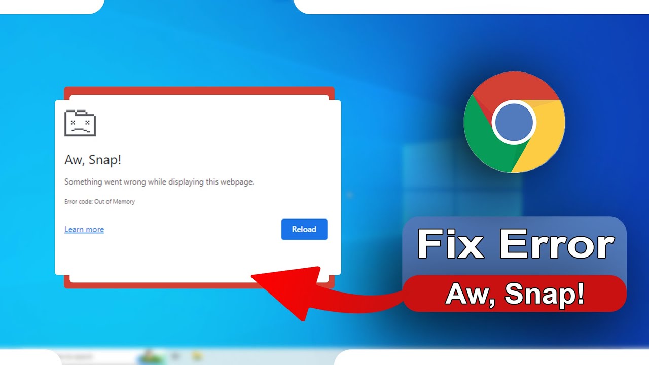 Tips Mengatasi Muncul Aw, Snap! di Chrome Pada Laptop - YouTube