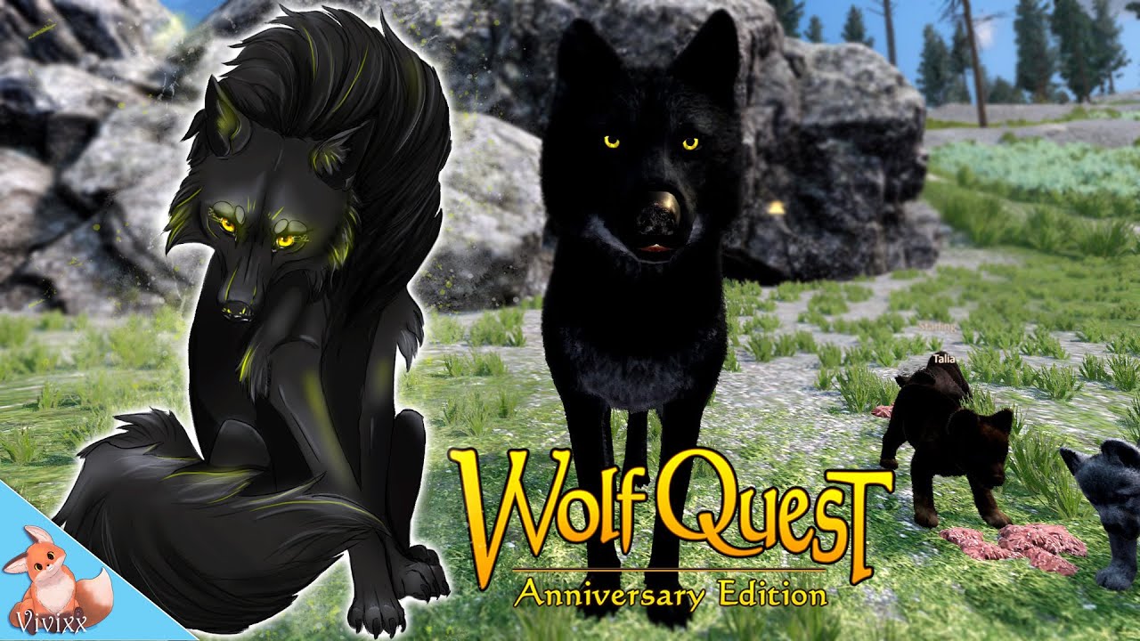 Everything wants to attack the pups | Wolf Quest - YouTube