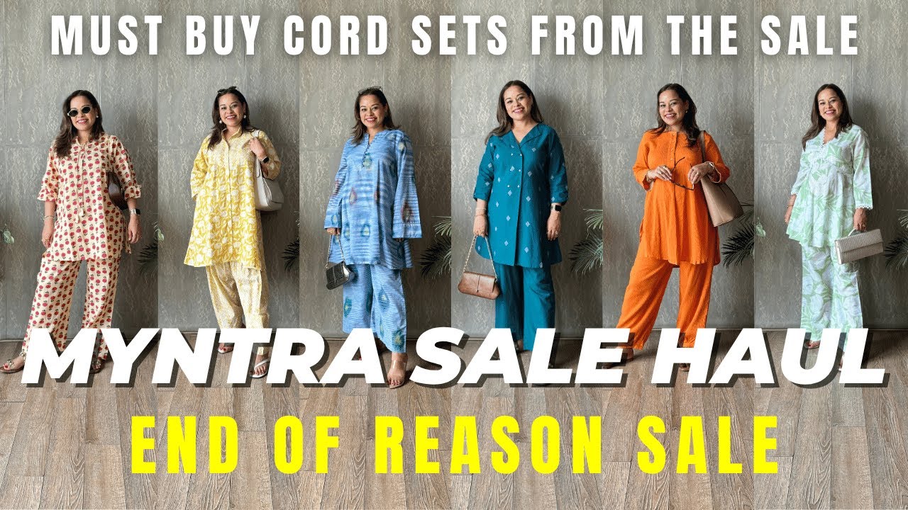 MUST BUY CORD SETS FROM MYNTRA SALE | BEST FINDS EVER! - YouTube