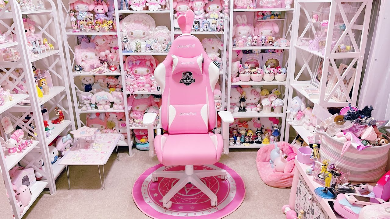 Enruiunni's unboxing video: AutoFull Pink Bunny Gaming Chair - YouTube