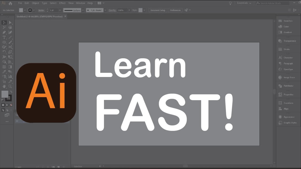 Learn Adobe Illustrator in Minutes! | Beginner Tutorial Adobe ...