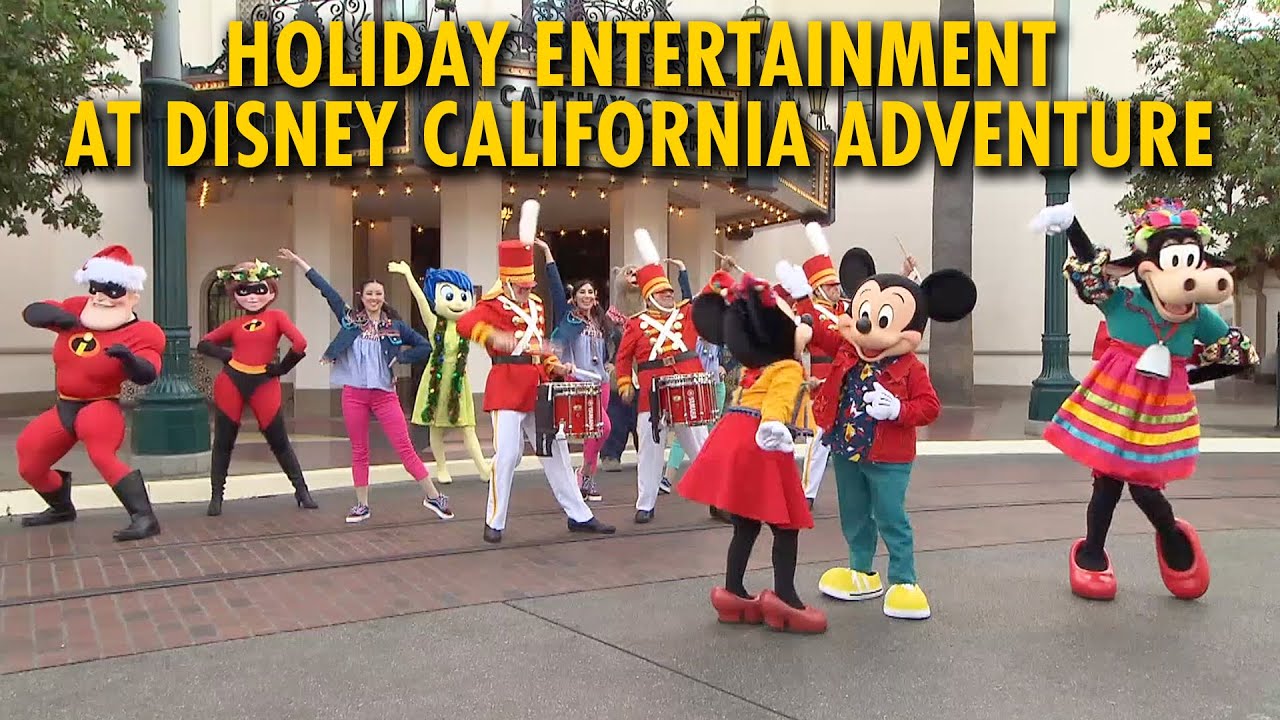 Holiday Entertainment at Disney California Adventure with Tom Bell ...